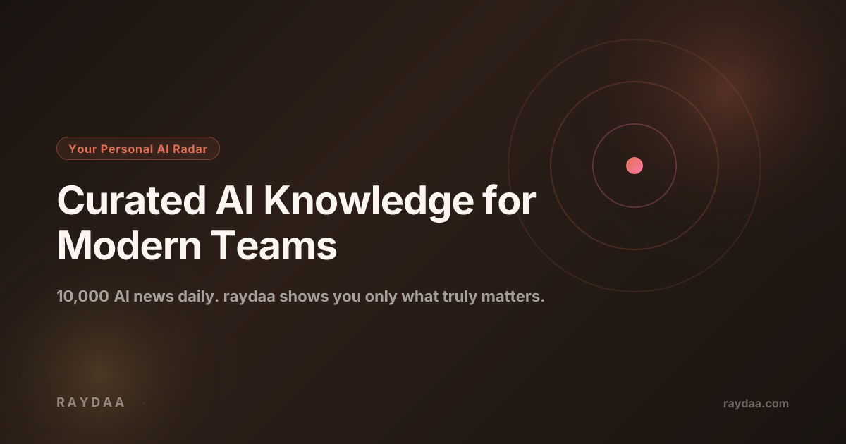 raydaa – The best of AI, distilled for your work. | raydaa